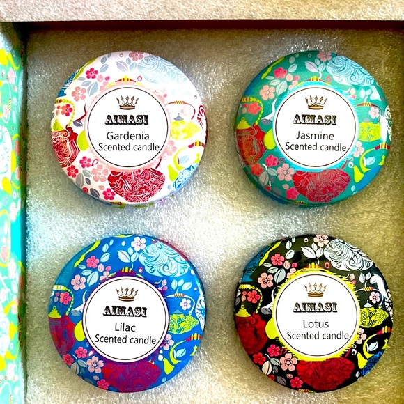 Aimasi | Other | Nwt Aimasi Set Of 4 Pieces Scented Candles Each Candle ...